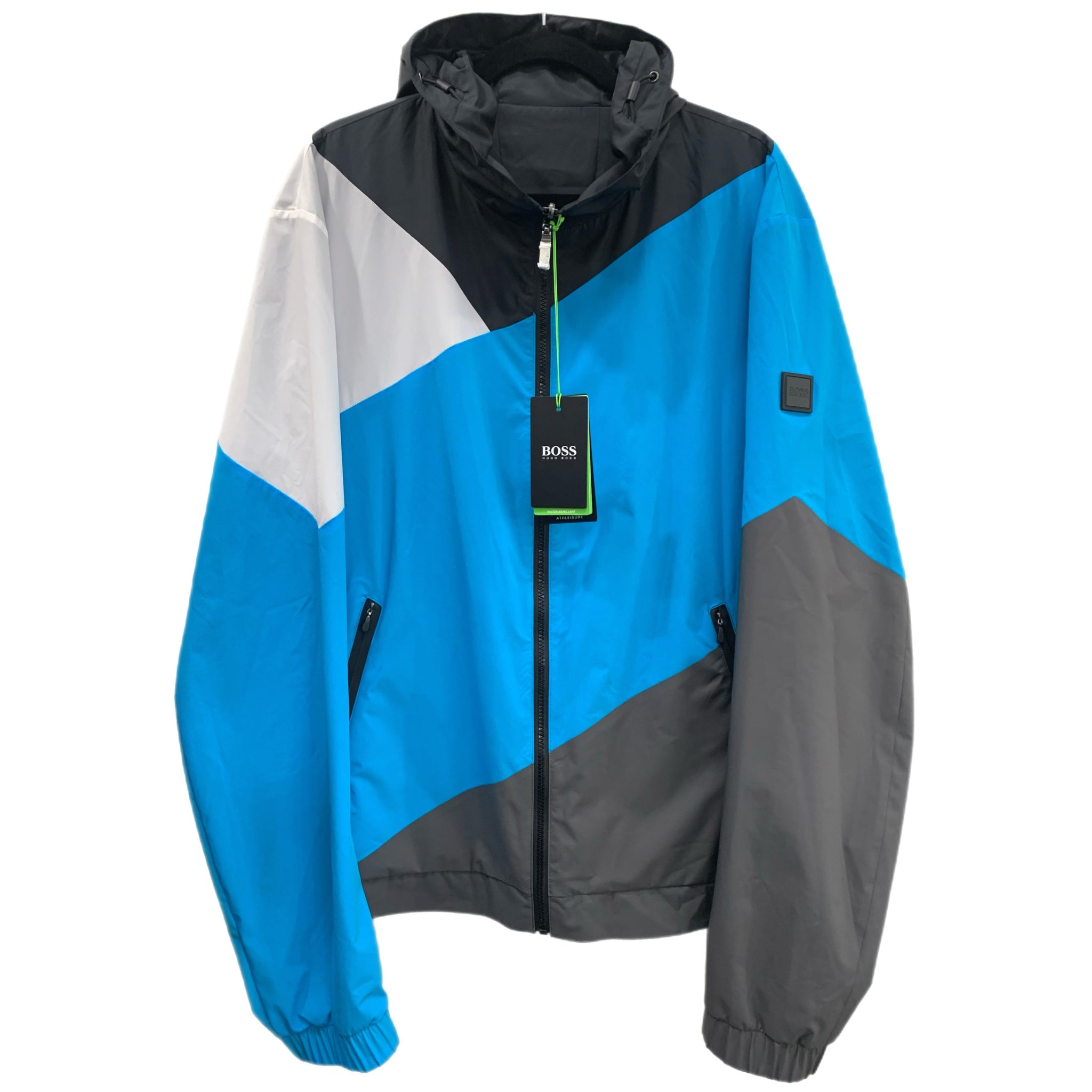 HUGO BOSS Hooded Windbreaker Jacket XXL Open Vault Designer Consigners